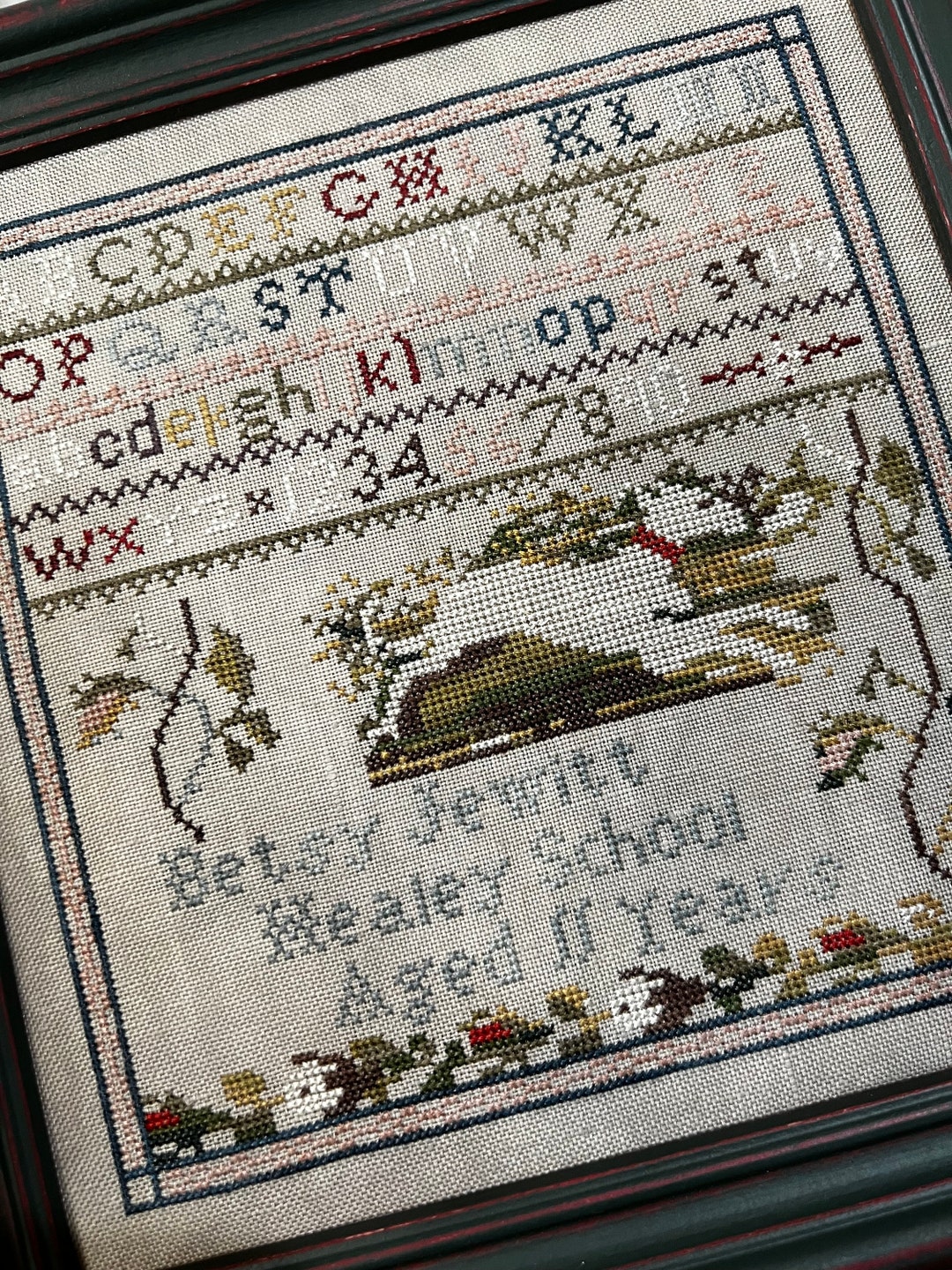 Betsy Jewitt - Sampler - the Scarlett House - Cross Stitch Chart - Etsy