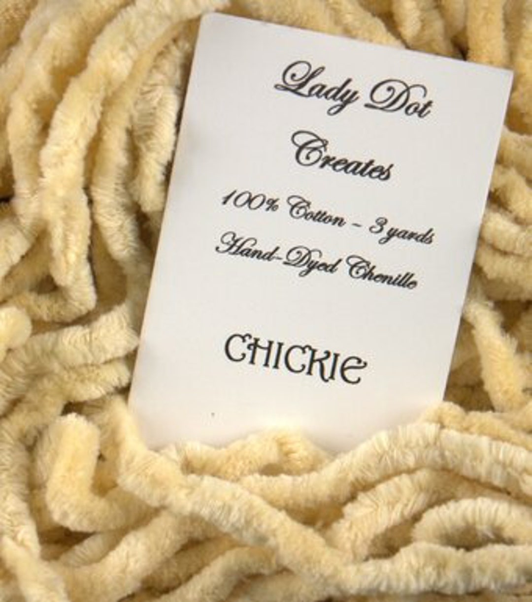 Lady Dot Creates - Chenille - Chickie - Hand Dyed Chenille - 3 Yards - Etsy