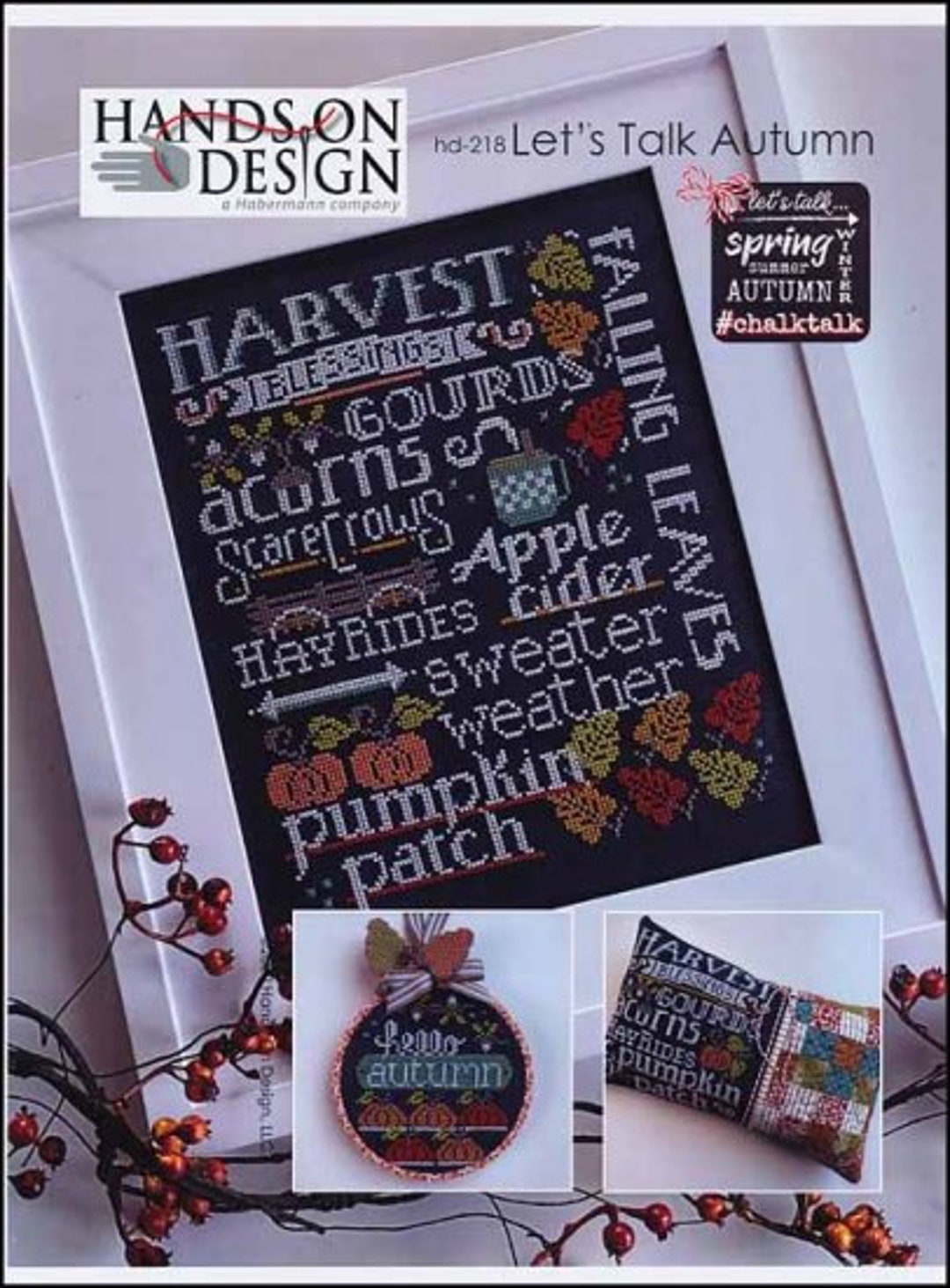 Hablemos de Otoño Hands on Design Tabla de punto de cruz - Etsy México