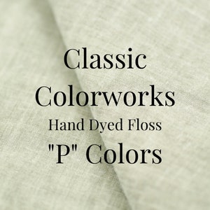Classic Colorworks P Colors Floss Thread - Etsy