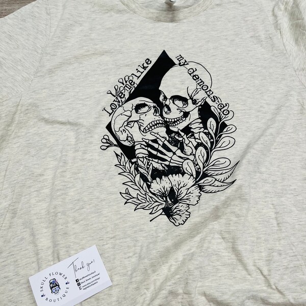 Love Me Like My Demons Do Shirt - Etsy