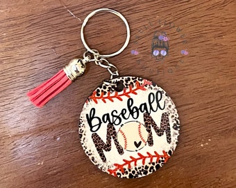 Baseball Keychain | Etsy