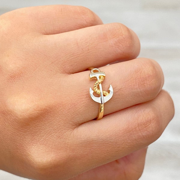Anchor Ring - Etsy