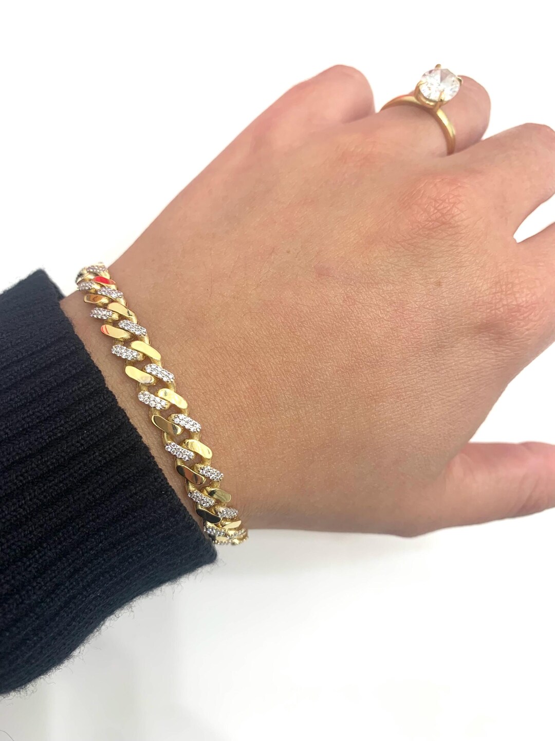 14K MONACO BRACELET - Etsy