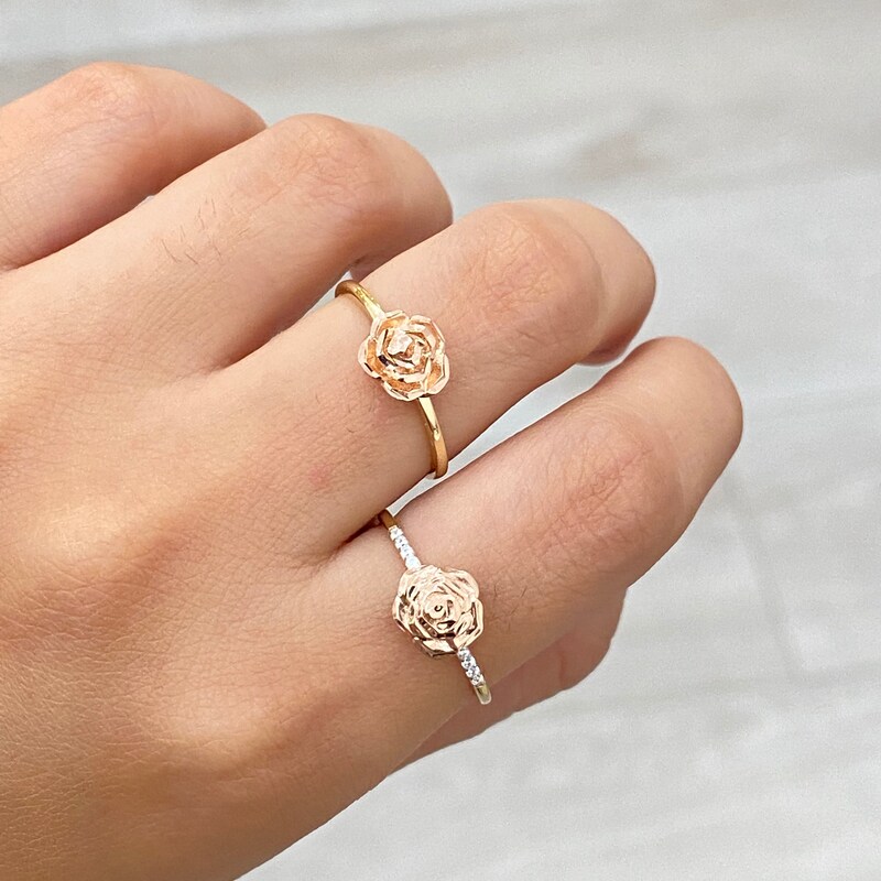 Rose Ring - Etsy