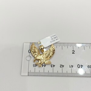 14K Eagle Pendant - Etsy