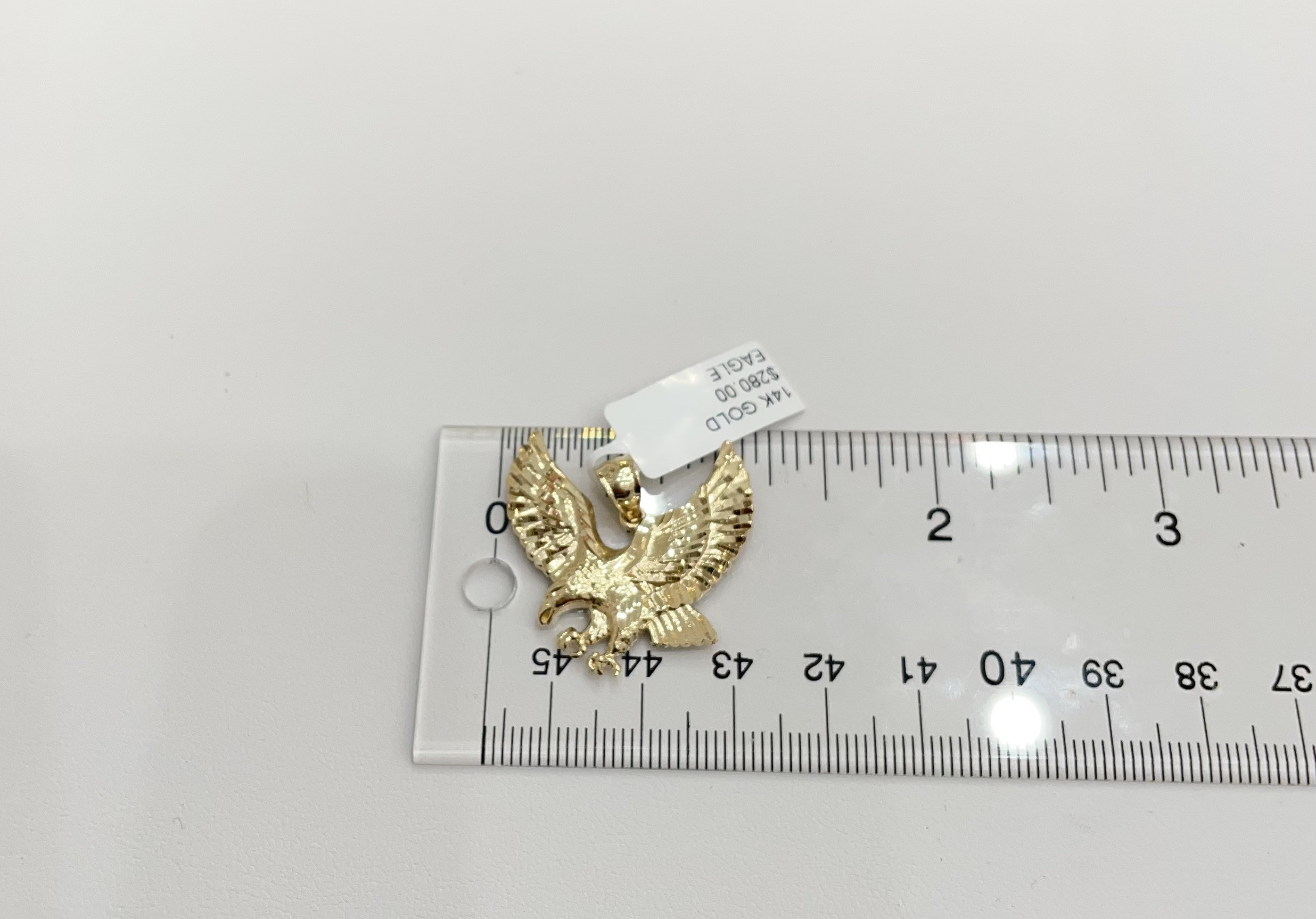 14K Eagle Pendant - Etsy
