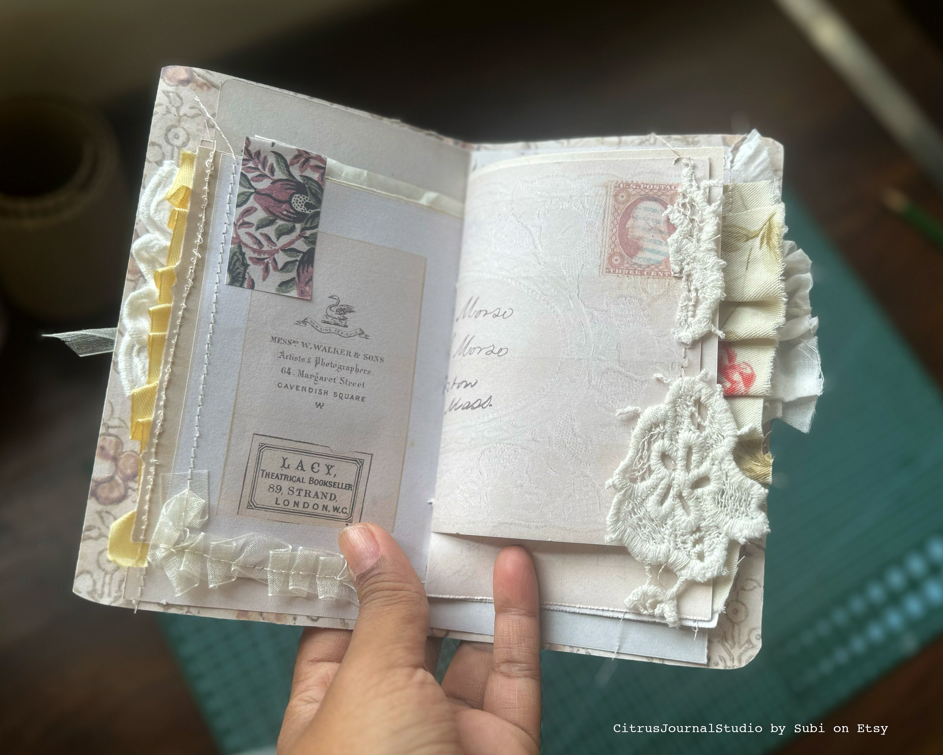 Junk Journal, Beginners Journal, Little Notebook, Vintage Junk Journal ...