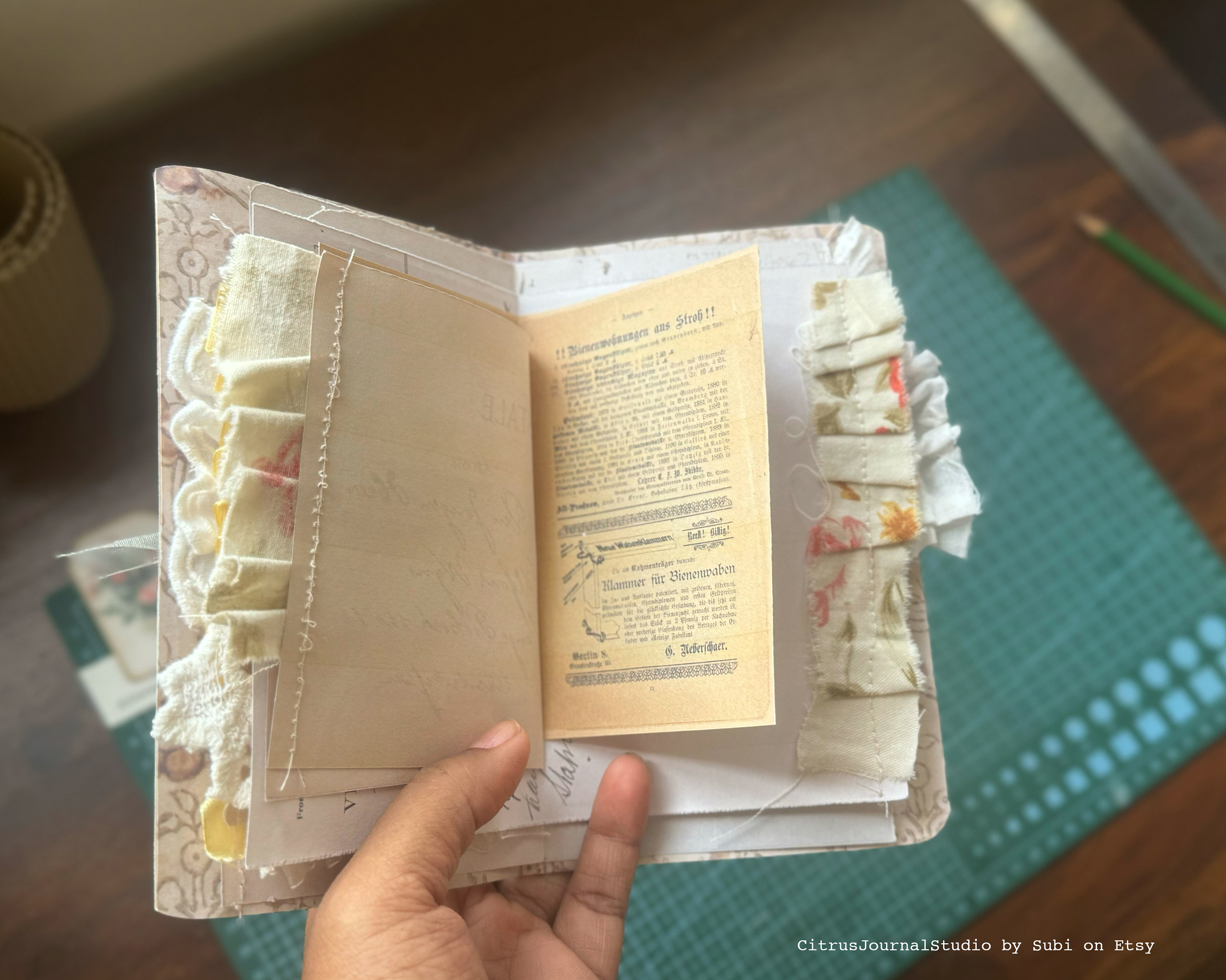 Junk Journal, Beginners Journal, Little Notebook, Vintage Junk Journal ...