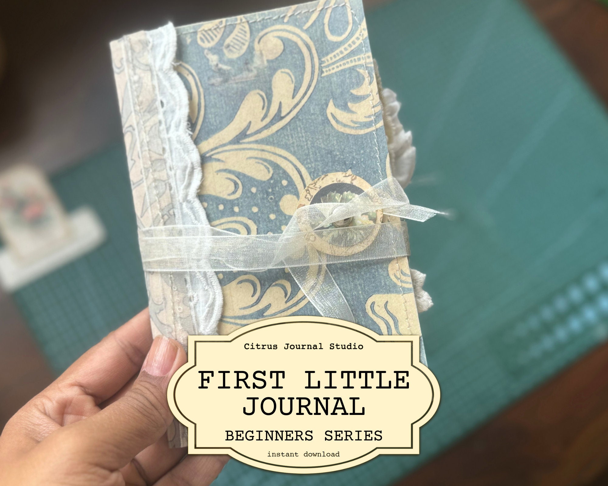 Junk Journal, Beginners Journal, Little Notebook, Vintage Junk Journal ...