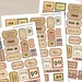 Junk Journal Labels, Vintage Journal Tags, Vintage Ephemera, Printable ...