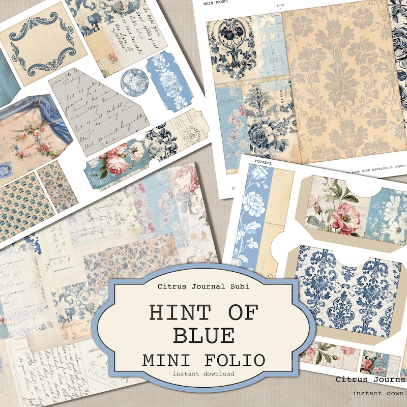 Mini Folio Template - Etsy