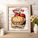 Apple Pie, Dessert Sign, Country Print, Printable Art, Apples Wall Art ...