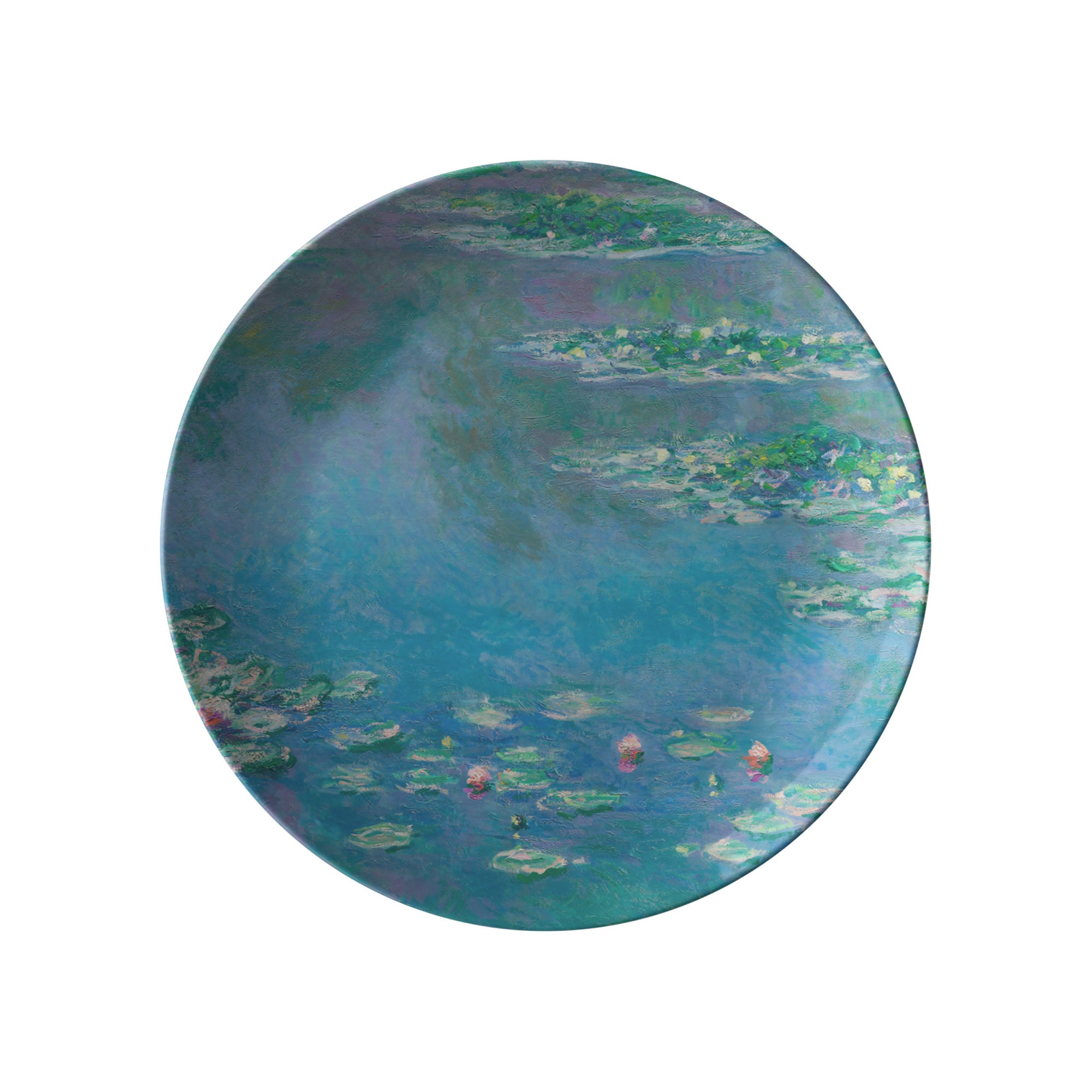 Monet Water Lilies Dinner Plates | Artist Gift | Art Inspired Decor ...