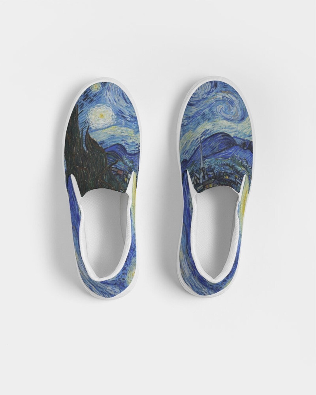 Women's Starry Night Slip-on Canvas Shoe | Cute Canvas Shoes | Artist ...