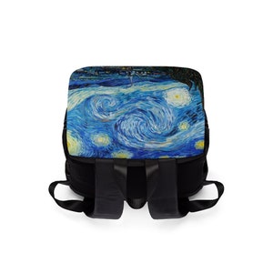 Van Gogh Backpack| Starry Night Casual Shoulder Backpack | Classic Art ...
