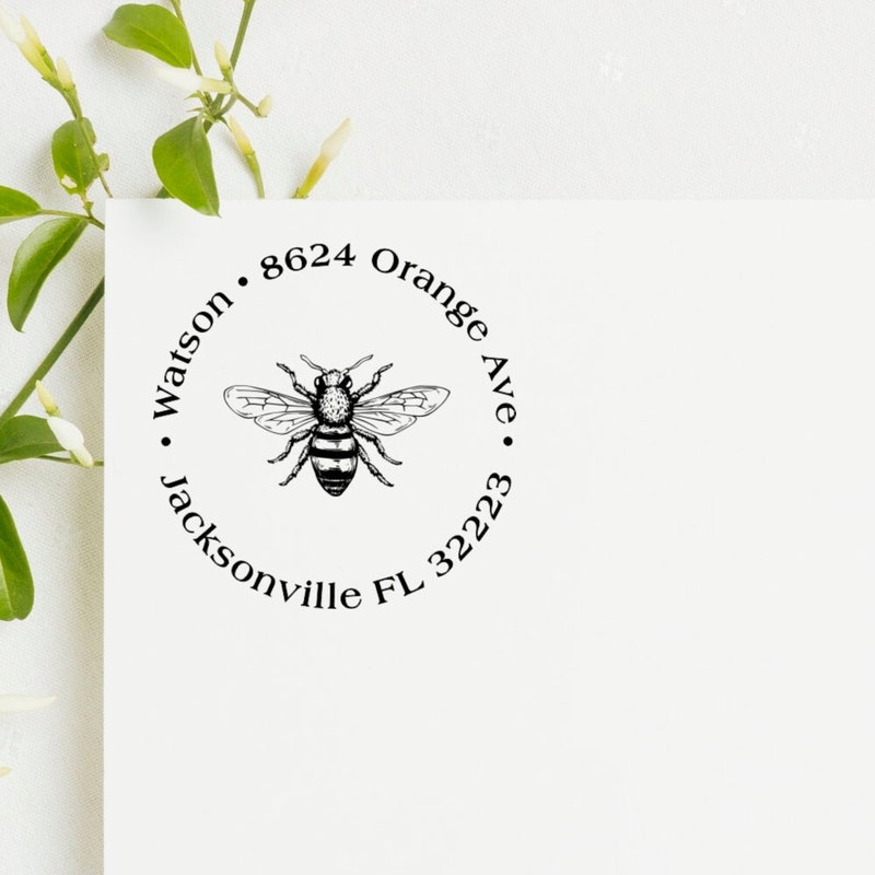 Honey Bee Stamp - Etsy
