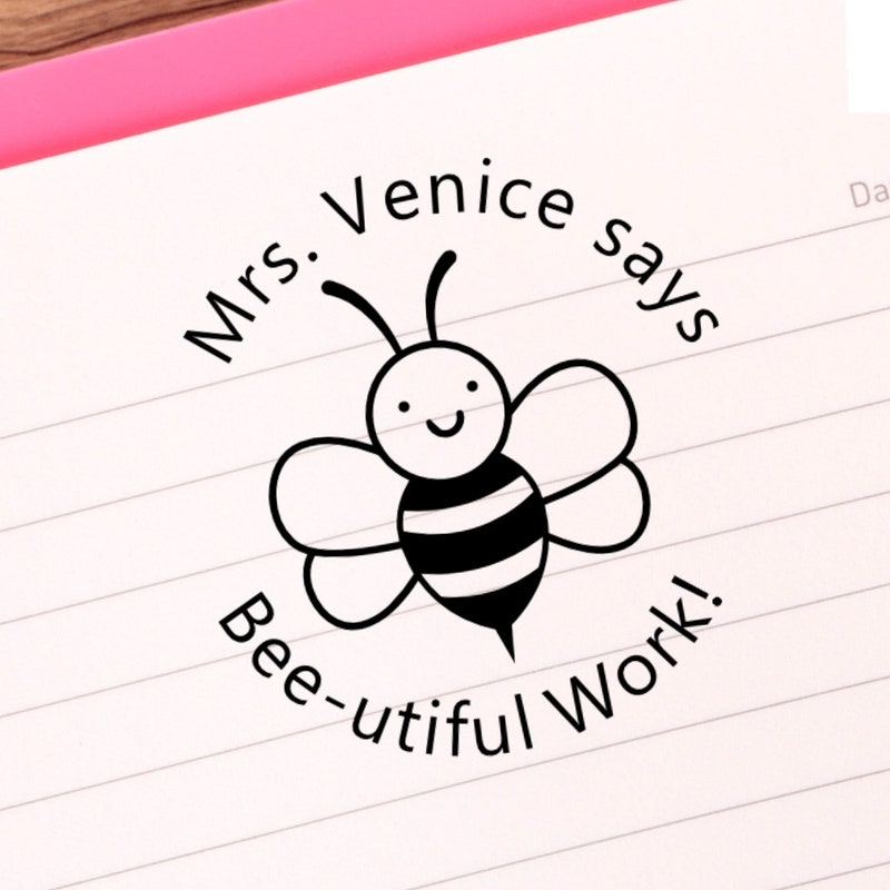 Custom Bee Stamp - Etsy
