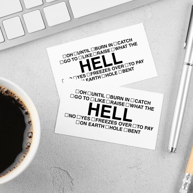 Funny 'what the Hell' Office Stamp - Trodat Self-inking Stamper - Etsy