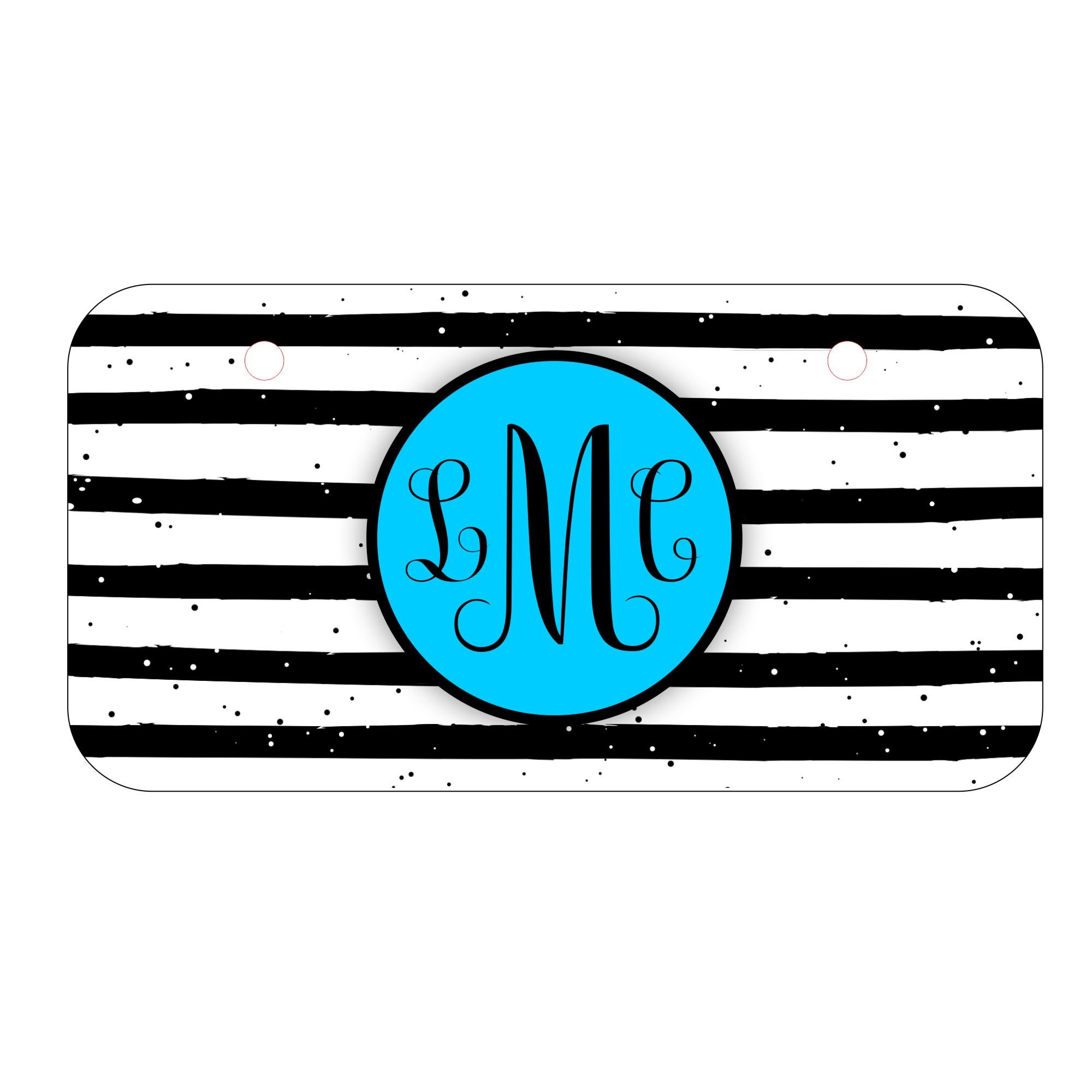 Customized Monogram Bicycle License Plate Monogram Bike - Etsy