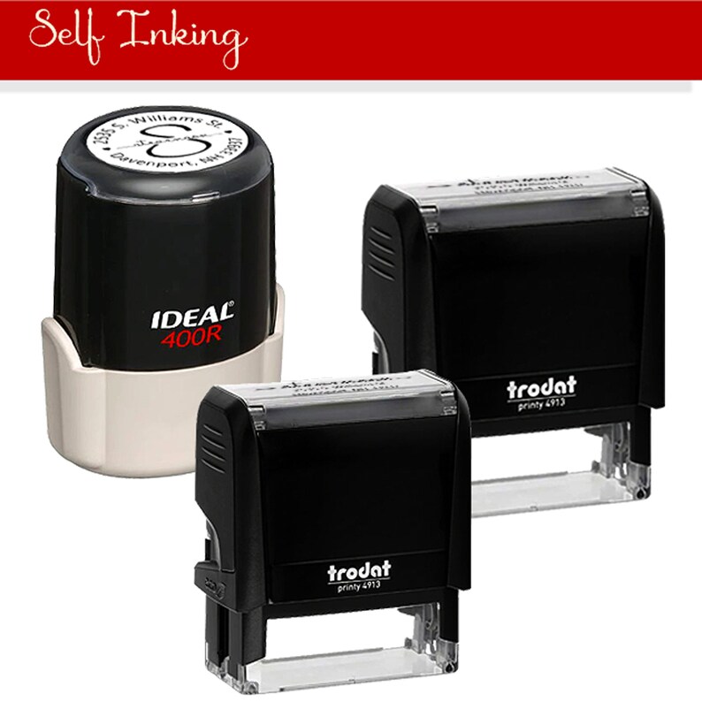 Personalized Return Address Stamp Custom Self-Inking Stamp | Etsy