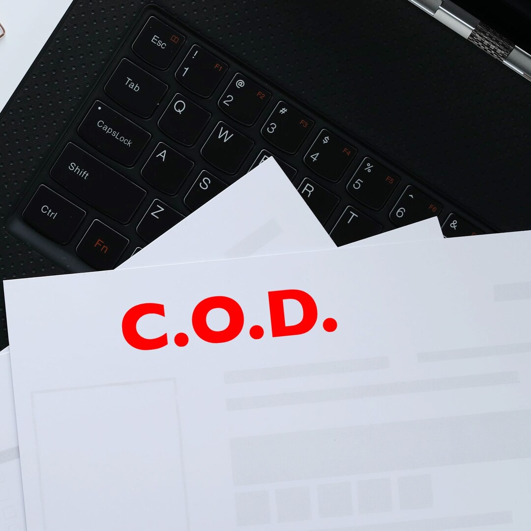 C.O.D. Stamp: Self-inking or Knob, Office Desk Stamp - Etsy