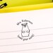 Teacher Polar Bear Personalized Stamp Custom Teacher Bear Stamp ...