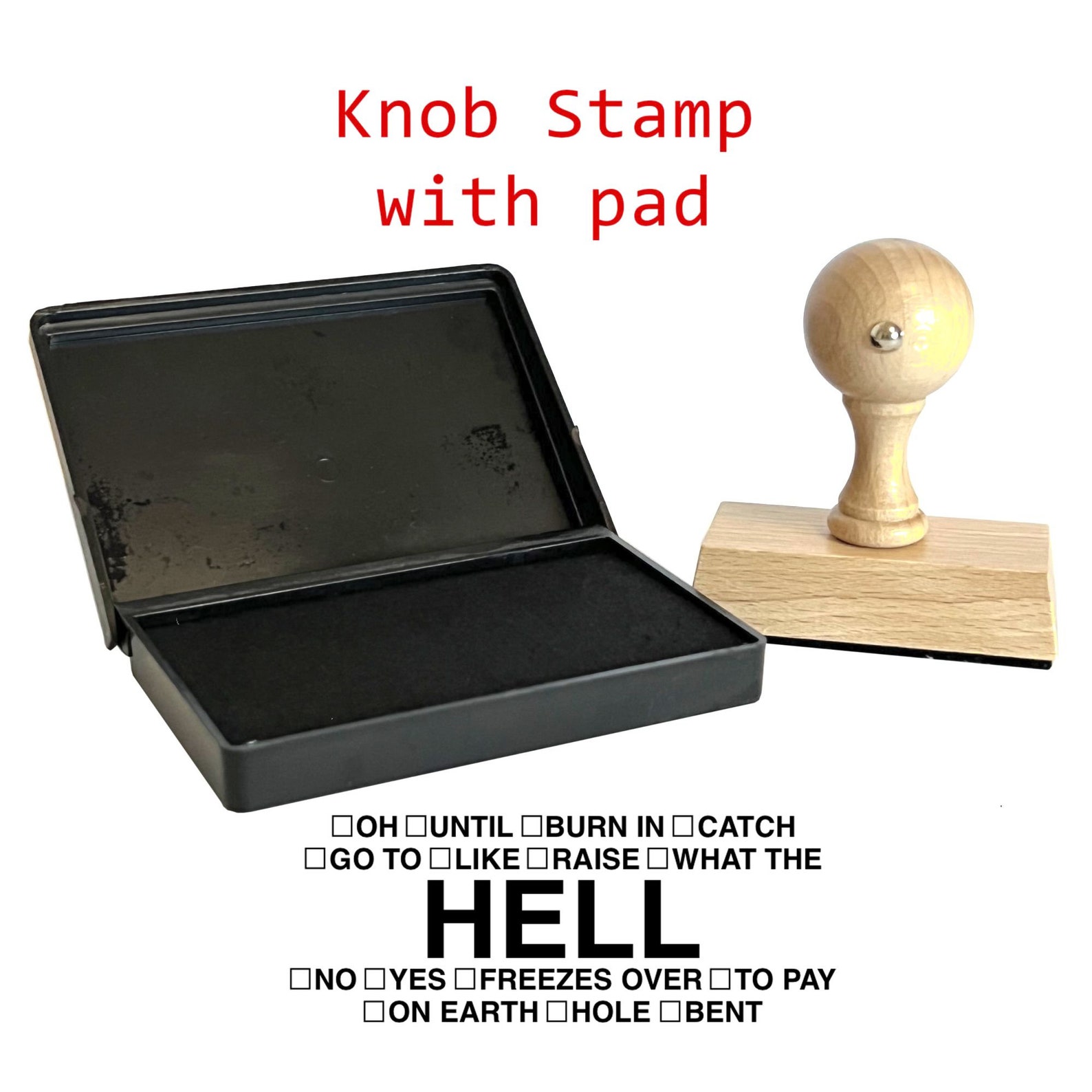Funny 'what the Hell' Office Stamp - Trodat Self-inking Stamper - Etsy