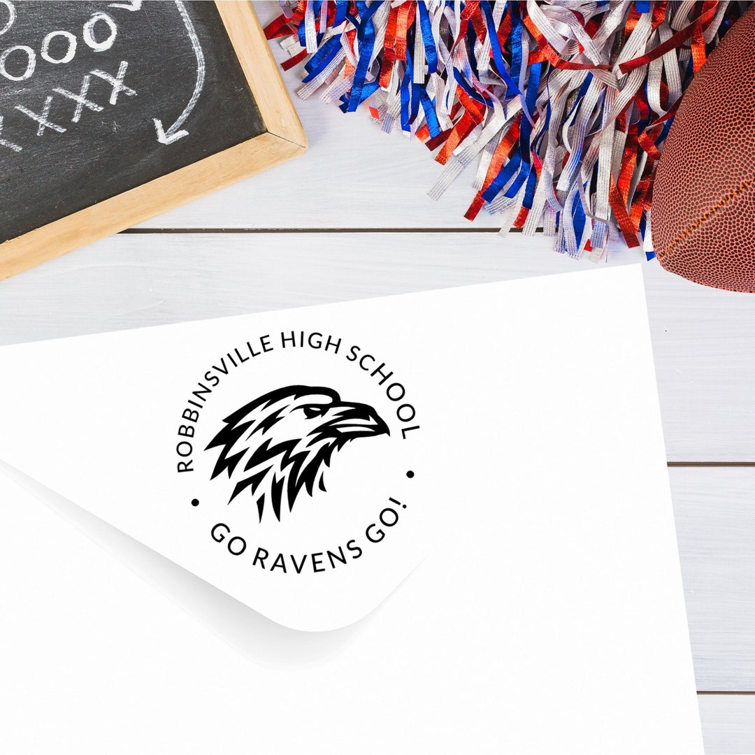 Custom Ravens Mascot Stamp | Ravens Custom Self-inking Stamp | Custom ...