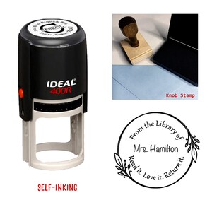 From the Library of Stamp | Library Stamp | Librarian Stamp | Read It ...