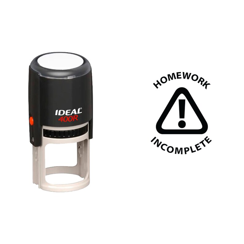 Teacher Homework Incomplete Stamp Teacher Classroom Stamp - Etsy