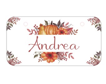 Pumpkin License Plate - Etsy