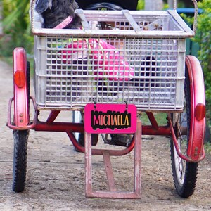 Art Name Bicycle License Plate | Personalized Bike Name License Plate ...