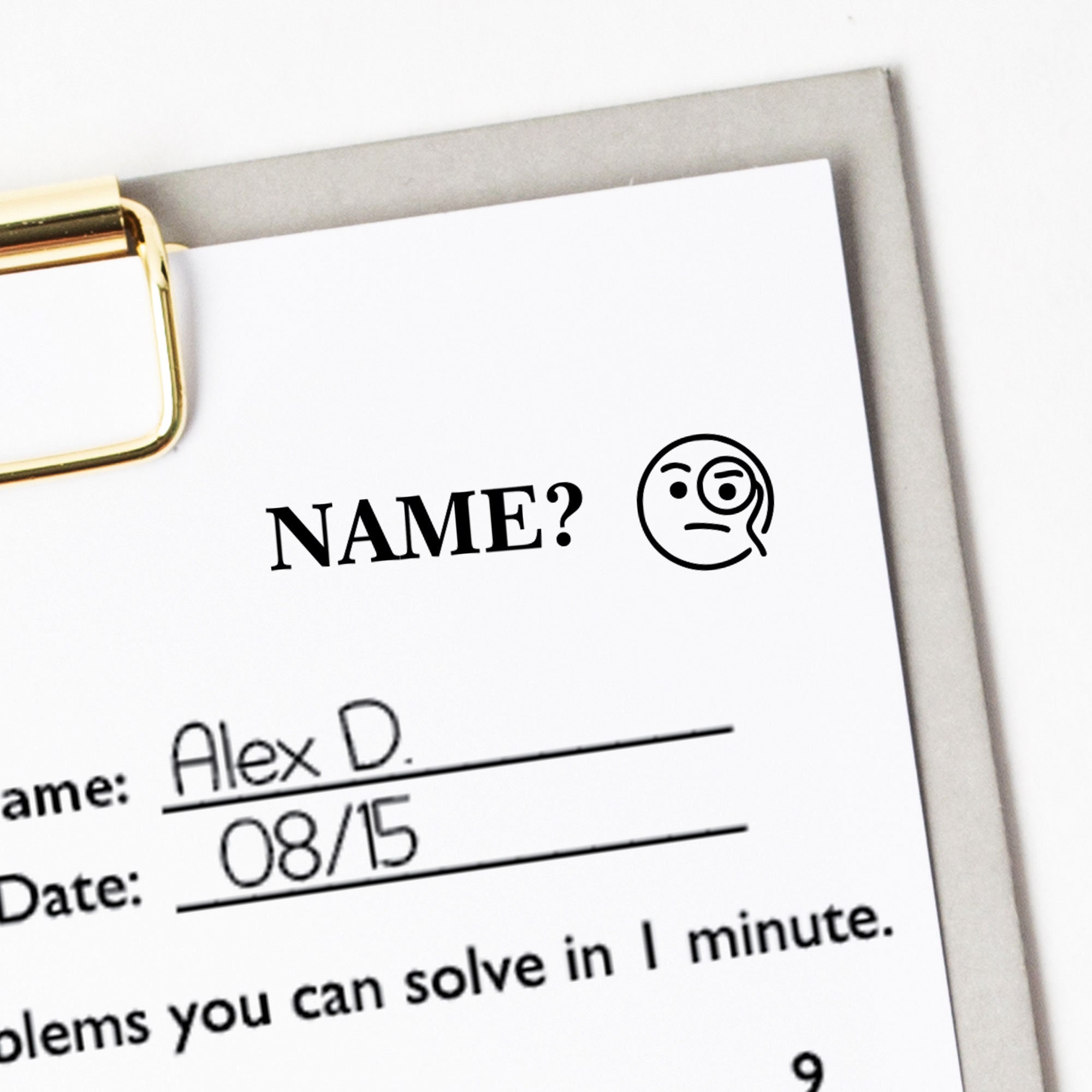 Personalized Teacher Stamp: Name? Emoji Grading Stamp - Etsy