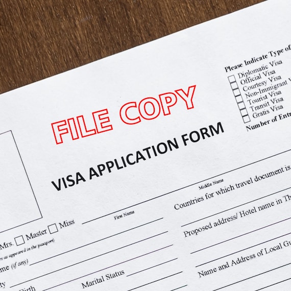 File Copy Stamp Professional Stamp Office Stamp Desk - Etsy