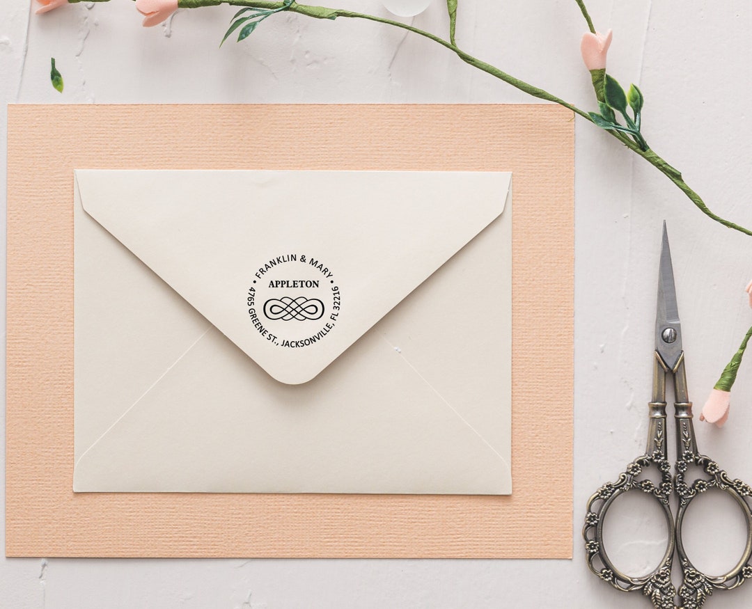 Infinity Symbol Personalized Stamp | Custom Self-inking Stamp ...