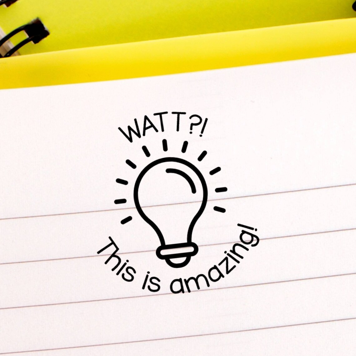 Teacher Amazing Work Stamp Teacher Lightbulb Stamp Teacher - Etsy