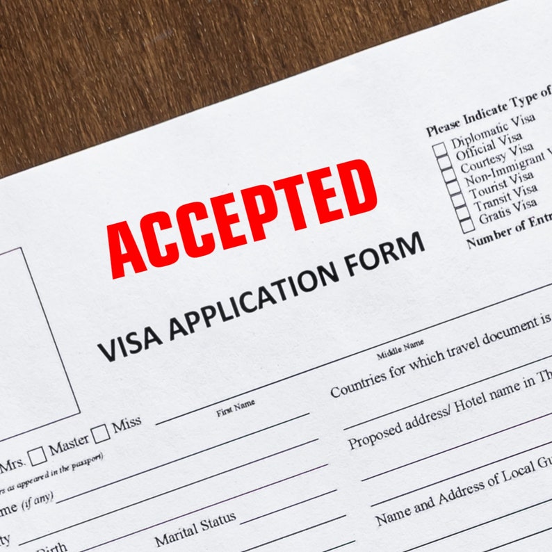 Accepted Stamp Professional Stamp Office Stamp Desk - Etsy