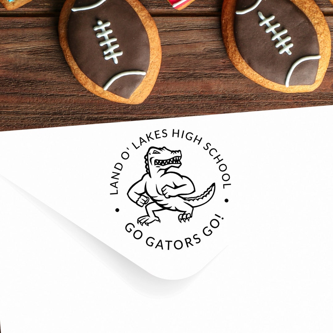 Custom Gators Mascot Stamp | Gators Custom Self-inking Stamp | Custom ...