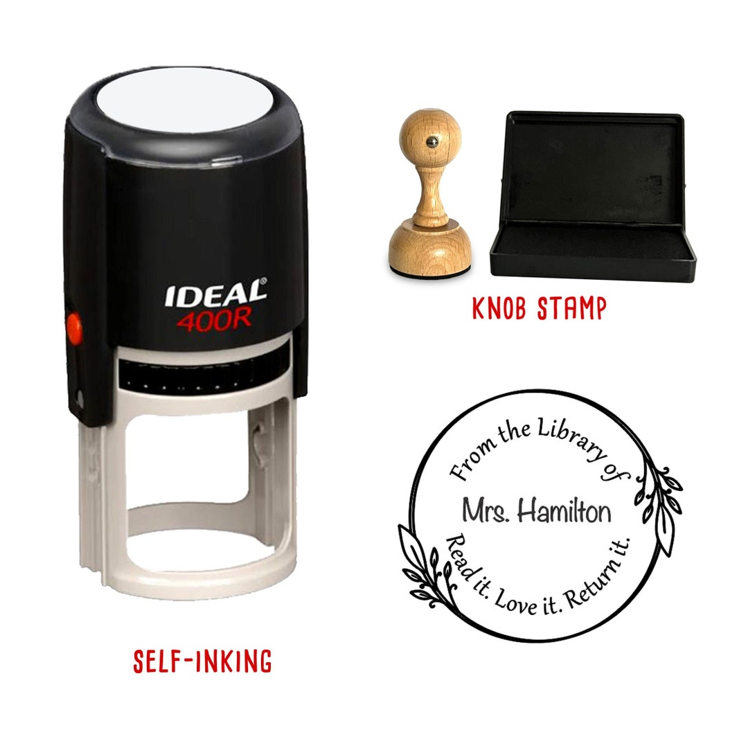 From the Library of Stamp Library Stamp Librarian Stamp - Etsy