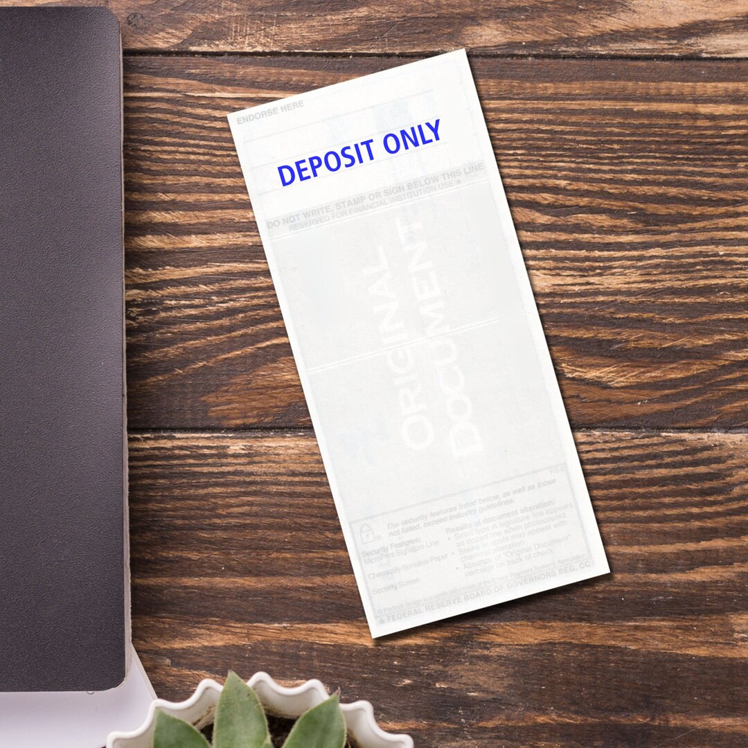 Deposit Only Stamp | Professional Stamp | Office Stamp | Desk Stamp ...