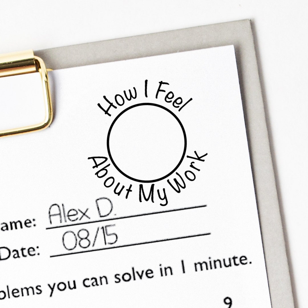Teacher Student Self Expression Personalized Stamp | Custom Teacher ...