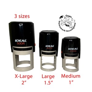 Teacher Oops Homework Incomplete Stamp | Teacher Classroom Stamp ...