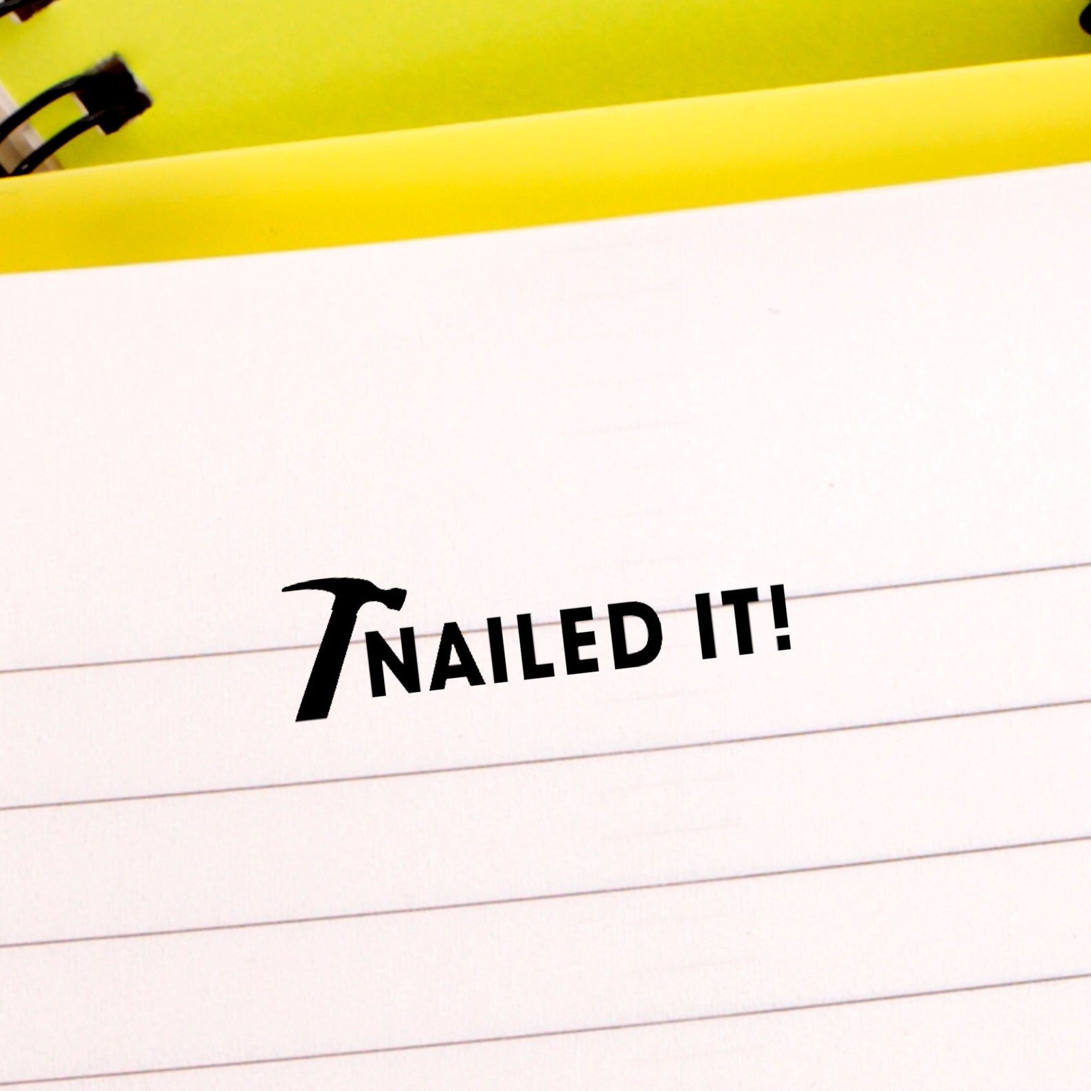 Teacher Nailed It Stamp Nailed It Hammer Teacher Stamp - Etsy