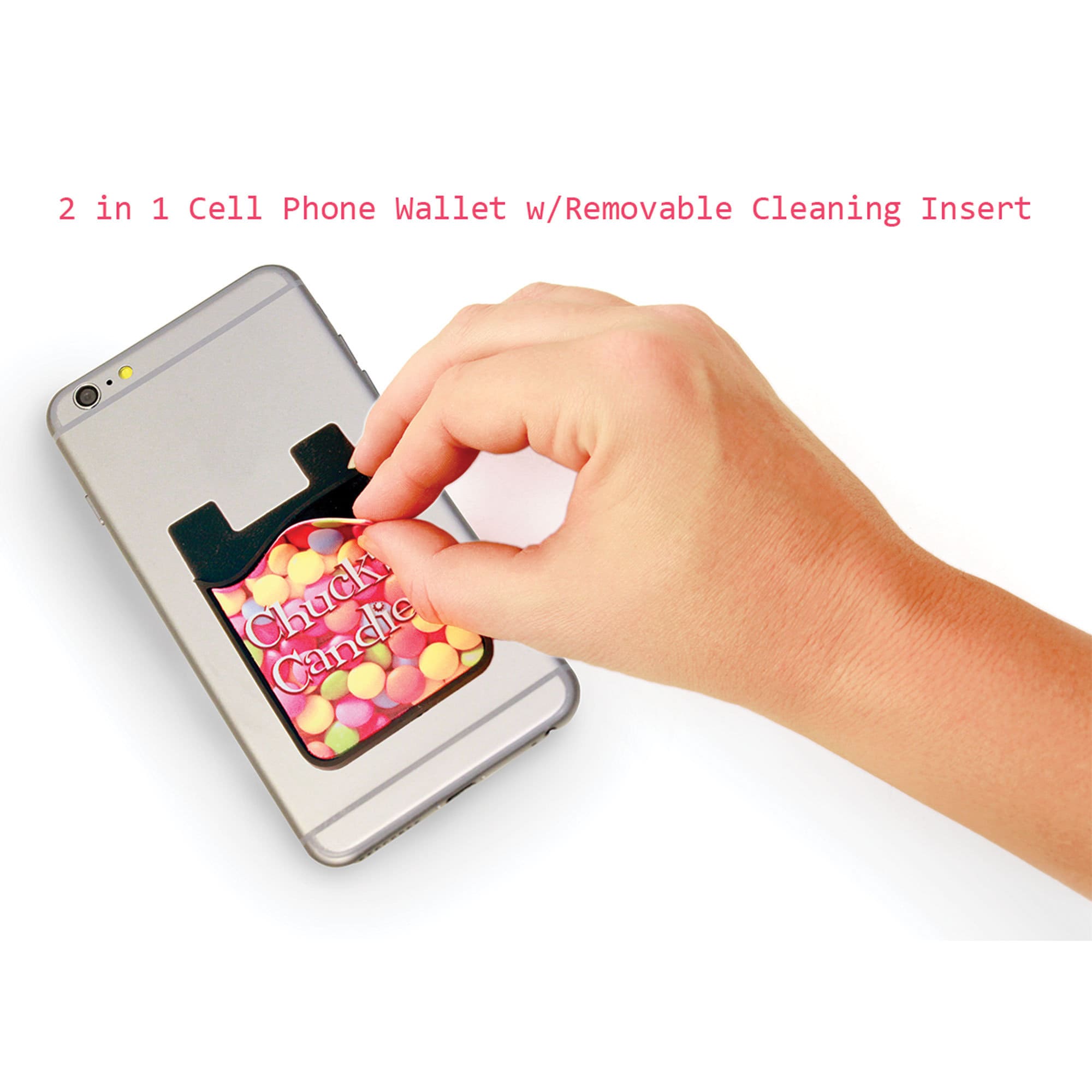 Custom Phone Wallet Card Phone Caddy Personalized Your - Etsy