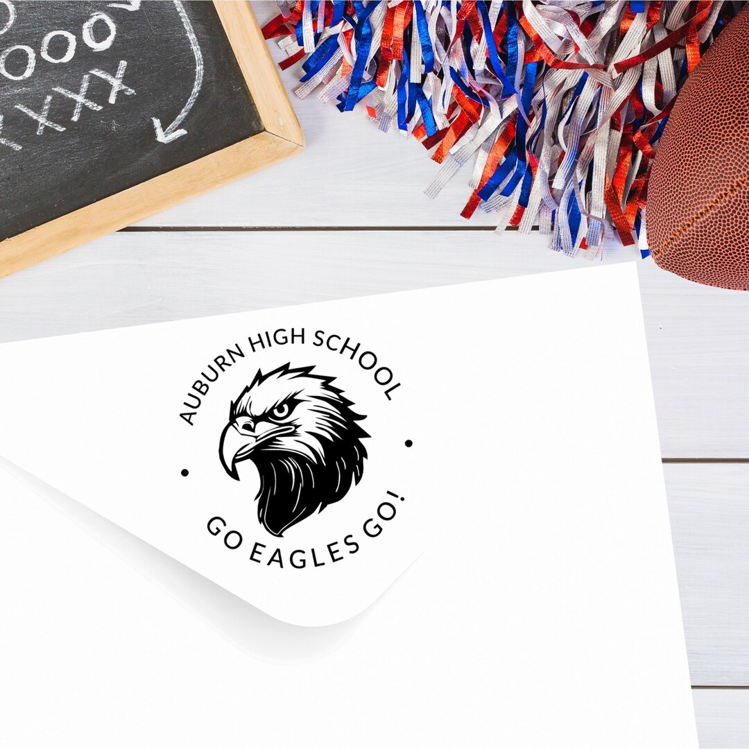 Custom Eagles Mascot Stamp | Eagles Custom Self-inking Stamp | Custom ...