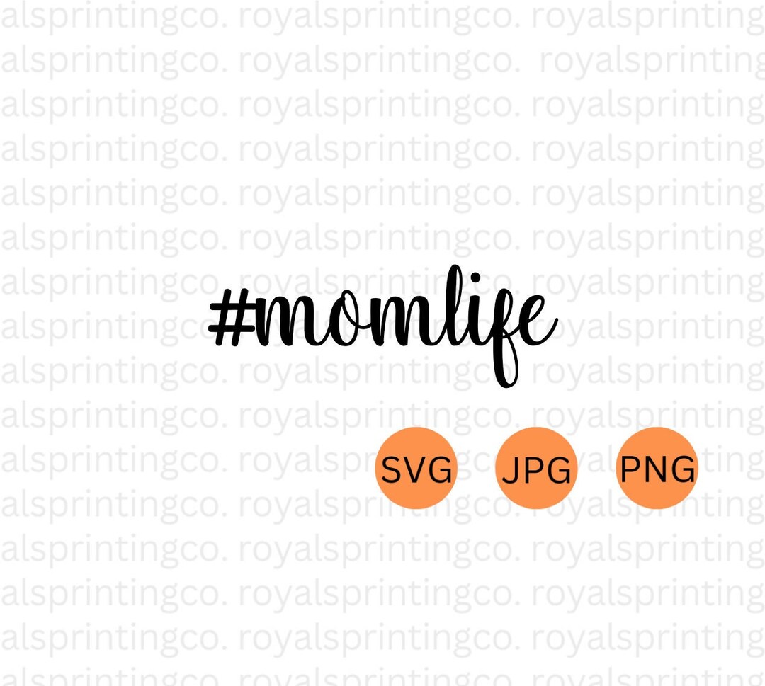 Momlife mom life SVG PNG JPG Cricut Datei - Etsy.de