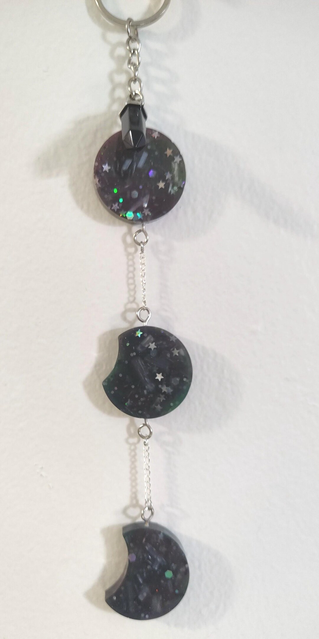 Moon Phase Keychain - Etsy