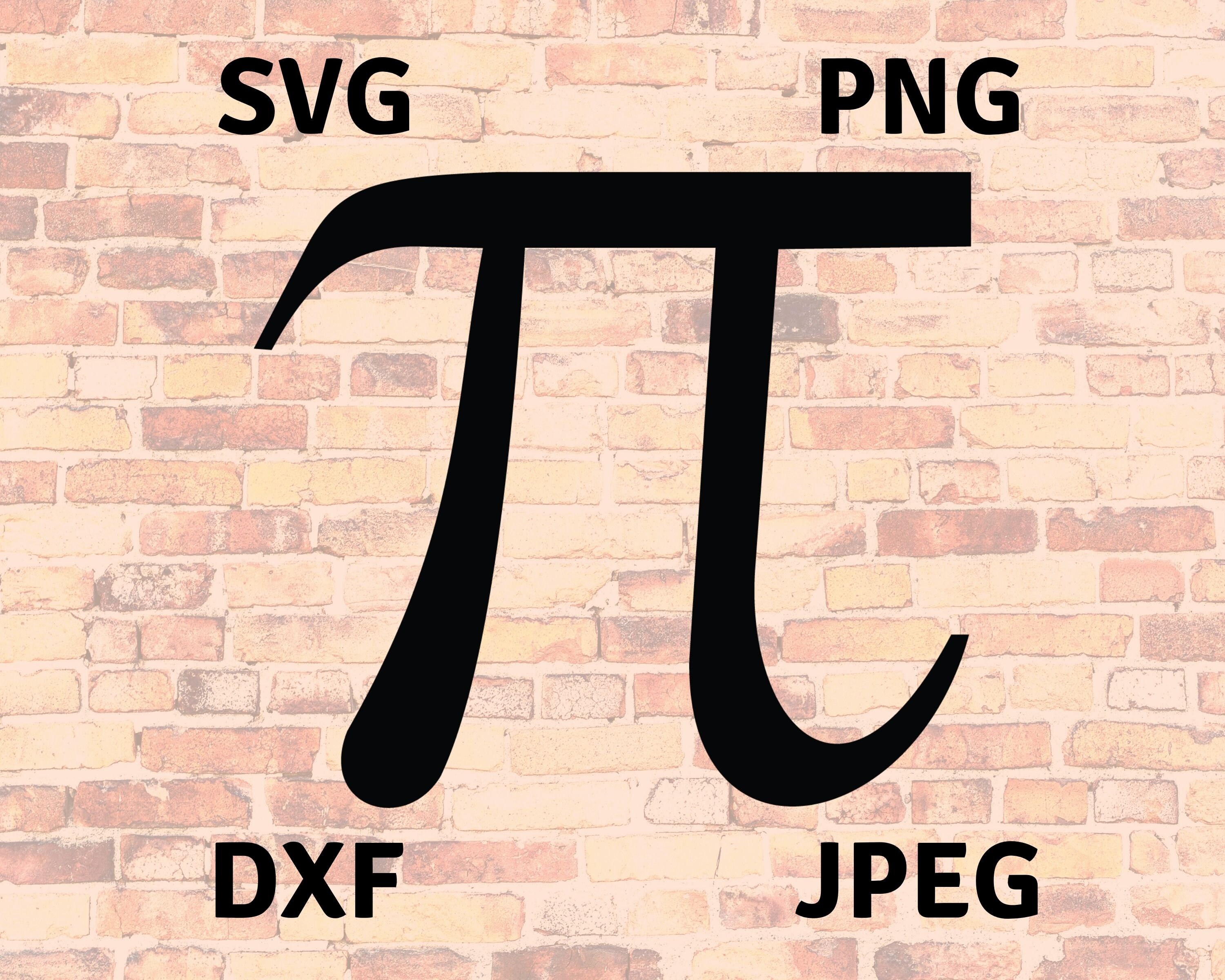 Buy Pi SVG π Math Pi Transparent Clipart Transparent Pi Greek Cut File ...