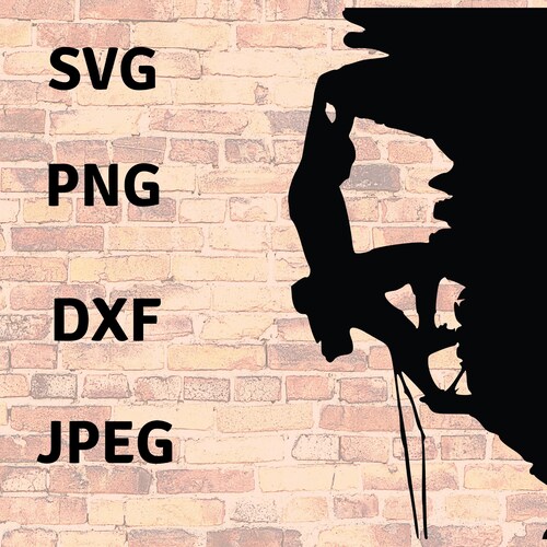 Climbing SVG Rock Climbing Cut File Cricut Transparent - Etsy